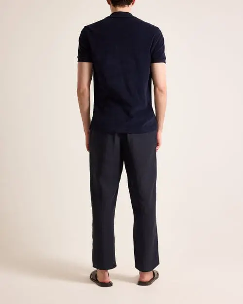 Orlebar Brown Bruno Towelling Classic Fit Towelling Polo