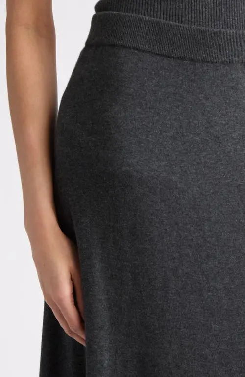 LISA YANG Adrienne Cotton & Cashmere Maxi Skirt - Eclipse