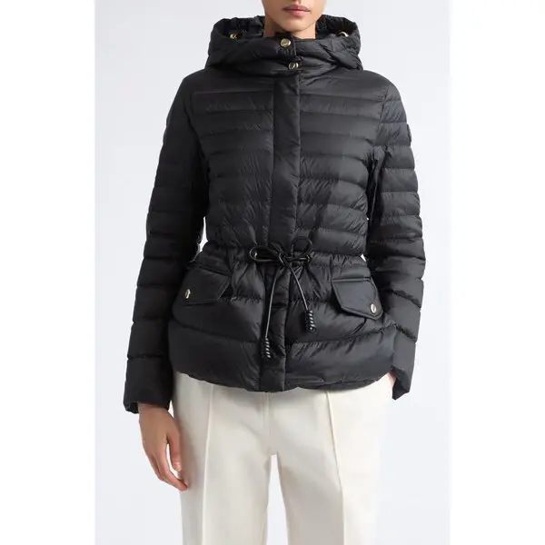 Moncler Quilted Down Puffer Jacket - Black