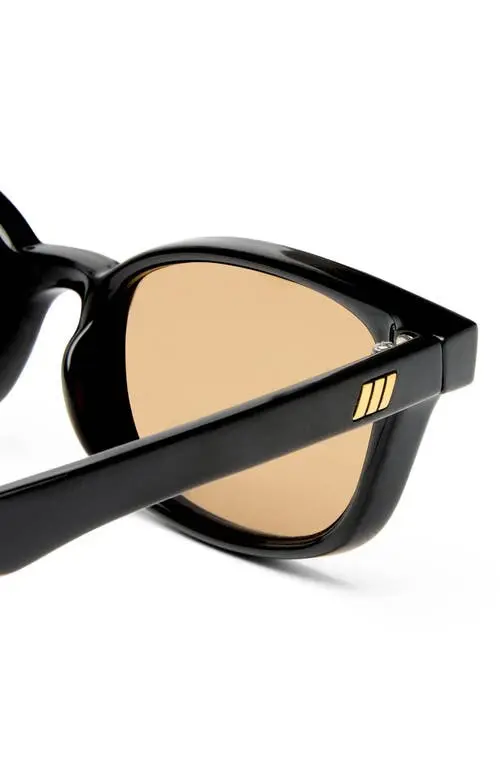 Le Specs Echelon Rectangle Sunglasses - Black/yellow