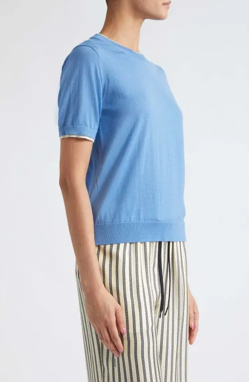 Versace Short Sleeve Wool Sweater