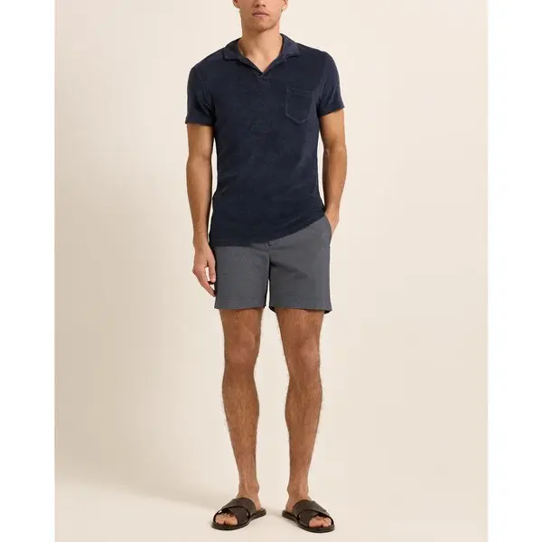 Orlebar Brown Terry Towelling Tailored Fit Towelling Polo Shirt