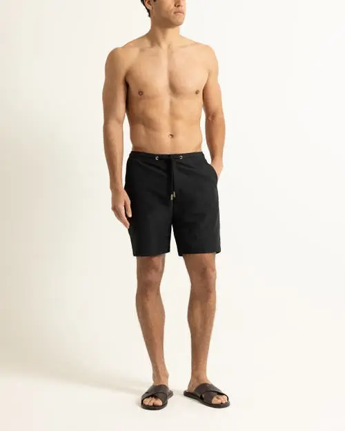 Orlebar Brown Classic Fit Drawcord Swim Shorts - Black