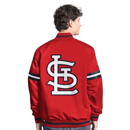 STARTER St. Louis Cardinals Scout Full-snap Varsity Jacket