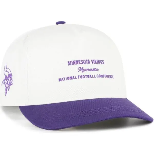 '47 Minnesota Vikings Contemporary Two-tone Hitch Adjustable Hat - White