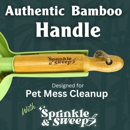 SPRINKLE & SWEEP Pet Mess And Odor Cleanup Duo