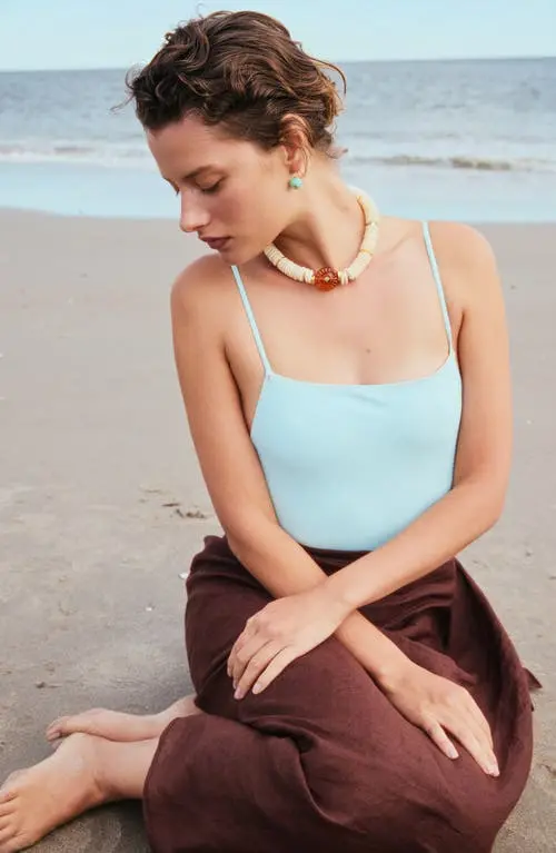 LIZZIE FORTUNATO Marisol Pendant Bead Necklace