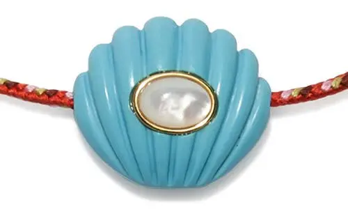 LIZZIE FORTUNATO Kai Pendant Cord Necklace