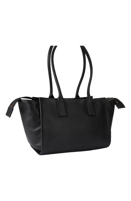 Kurt Geiger Small Sloane Leather Shopper Bag - Black