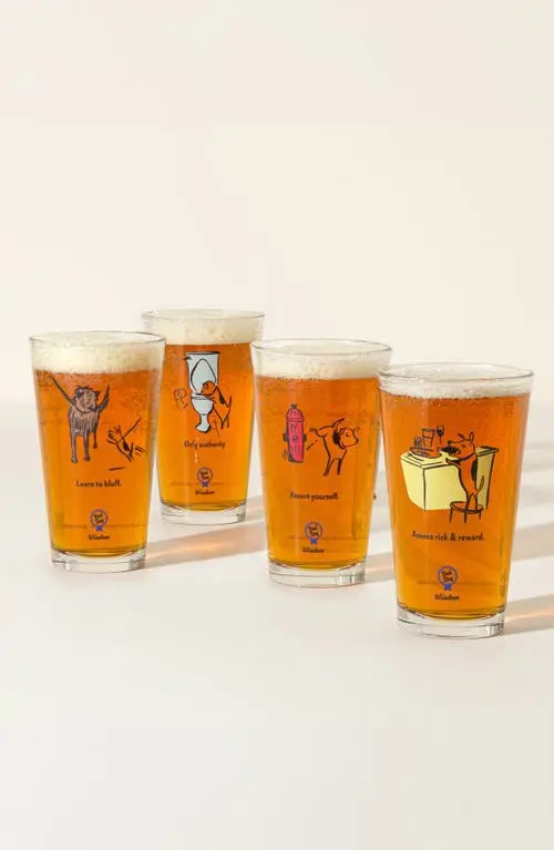 UNCOMMON GOODS Bad Dog Wisdom Tumblers