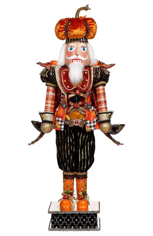 MARK ROBERTS Pumpkin Nutcracker - Orange