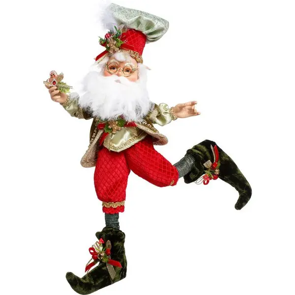 MARK ROBERTS North Pole Gingerbread Elf - Red