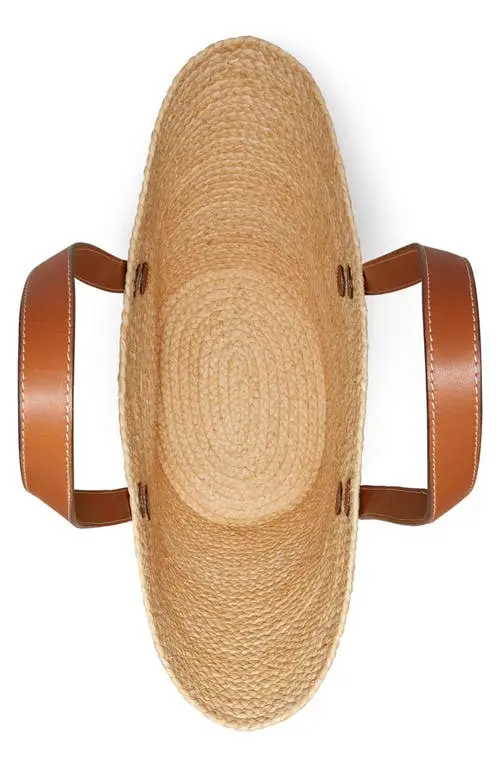 Tory Burch Large Romy Straw Basket Tote Bag - Natural
