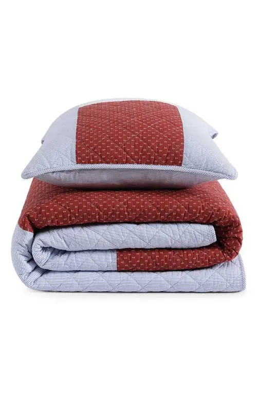 Tommy Hilfiger Nautical Anchor Comforter & Shams Set - White/red/navy