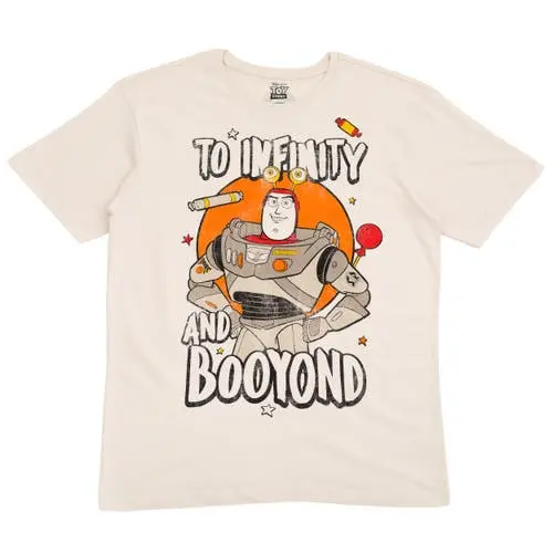 Disney Mickey Mouse Short Sleeve T-shirt - Buzz Alien Beige