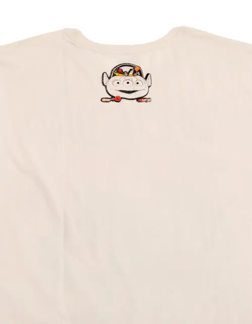 Disney Mickey Mouse Short Sleeve T-shirt - Buzz Alien Beige