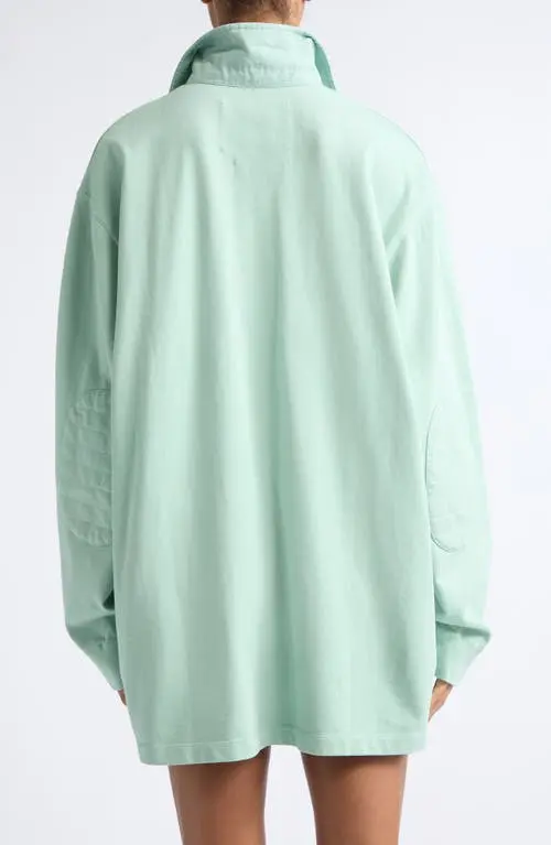 CONNER IVES Organic Cotton Rugby Shirt - Seafoam