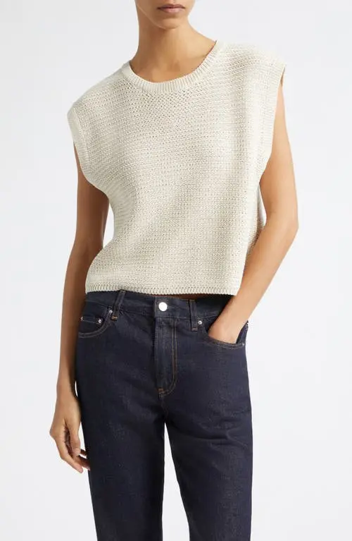 Derek Lam 10 Crosby Vivienne Cap Sleeve Sweater