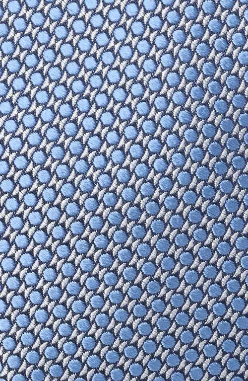 Nordstrom Chandler Geometric Jacquard Neck Tie - Light Blue