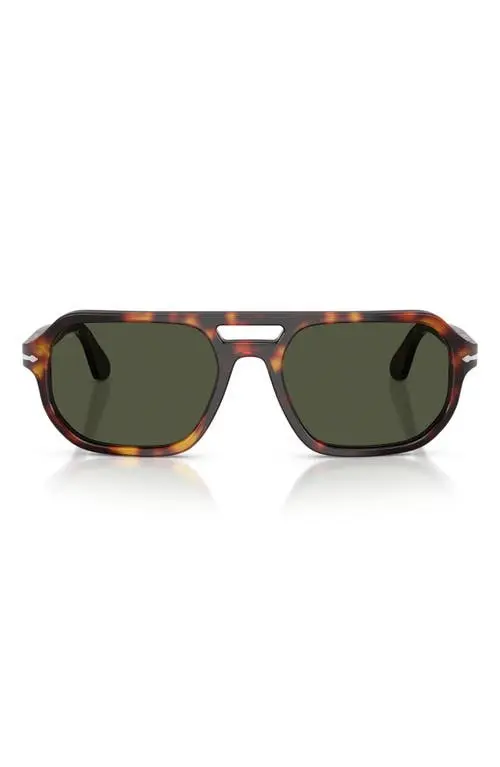 Persol Aviator Sunglasses - Havana/green