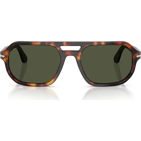 Persol Aviator Sunglasses - Havana/green