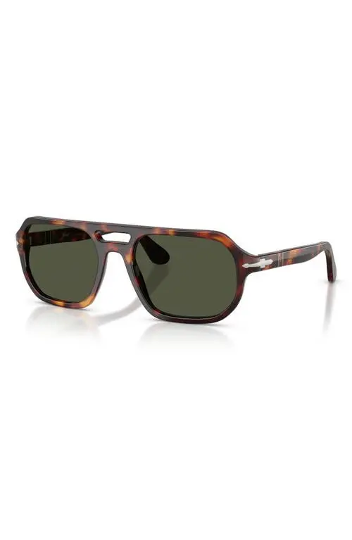 Persol Aviator Sunglasses - Havana/green