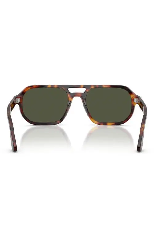 Persol Aviator Sunglasses - Havana/green