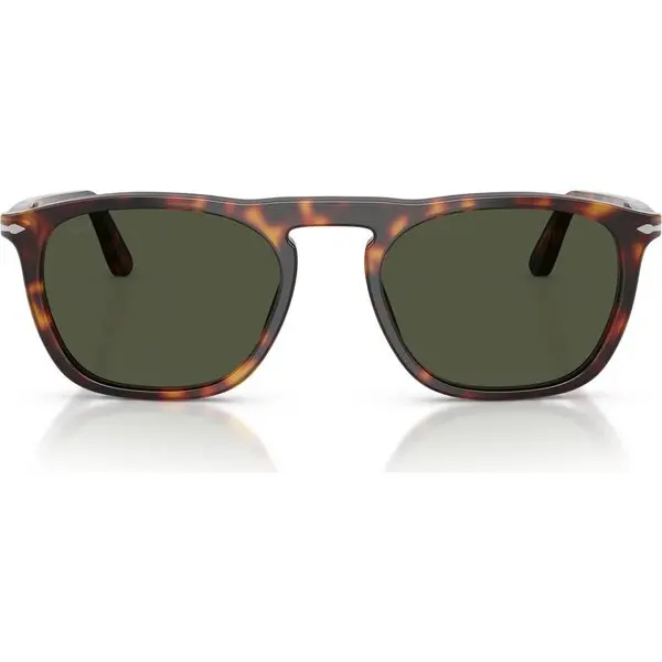 Persol Square Frame Sunglasses - Havana/green