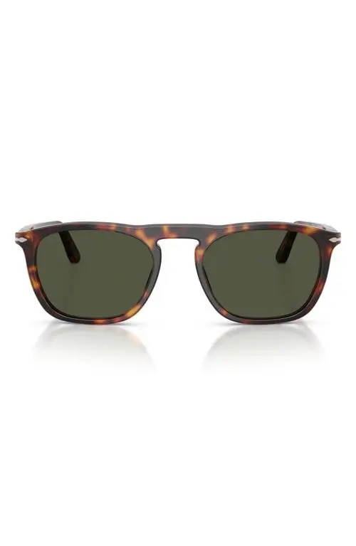 Persol 55mm Square Sunglasses - Havana/green