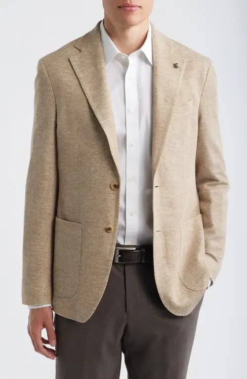 JACK VICTOR Hampton Knit Cotton & Linen Sport Coat