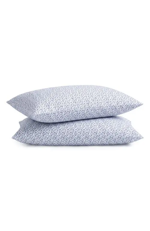PETITE PLUME Ditsy Waltz Set Of 2 Pillowcases - White