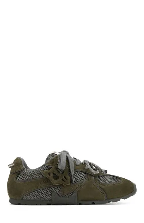 NAKED WOLFE Adored Mesh Sneaker - Green Mesh