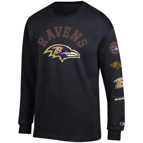 Champion Baltimore Ravens Seal Long Sleeve T-shirt
