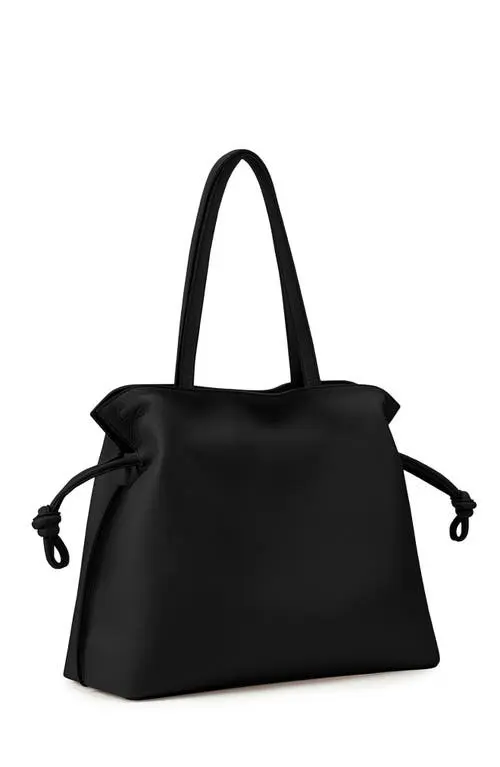 ESIN AKAN Large Emma Laptop Tote - Black