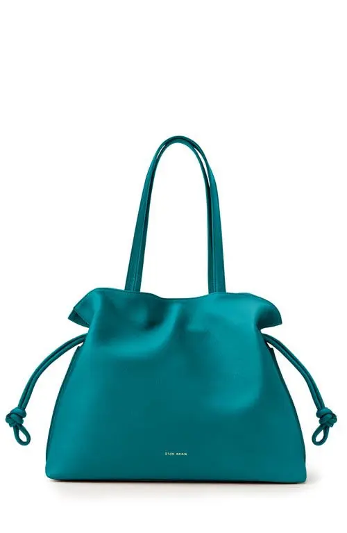 ESIN AKAN Large Emma Laptop Tote Bag - Teal