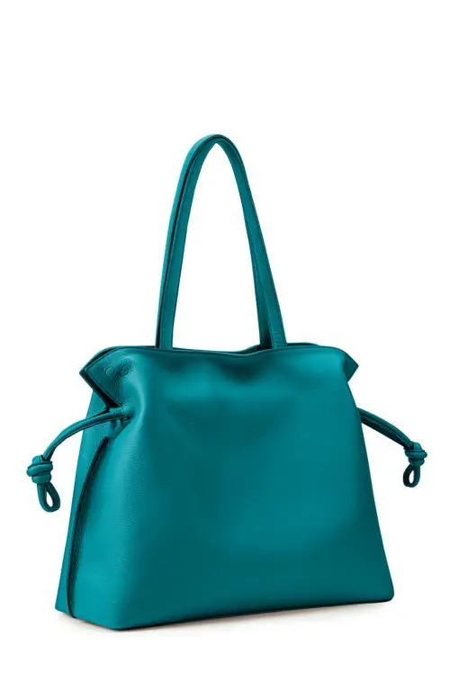 ESIN AKAN Large Emma Laptop Tote Bag - Teal