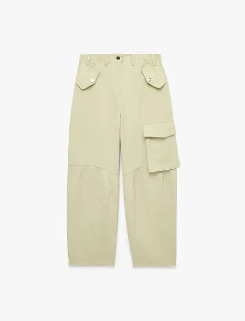 KOTON Relaxed Fit Cotton Cargo Trousers