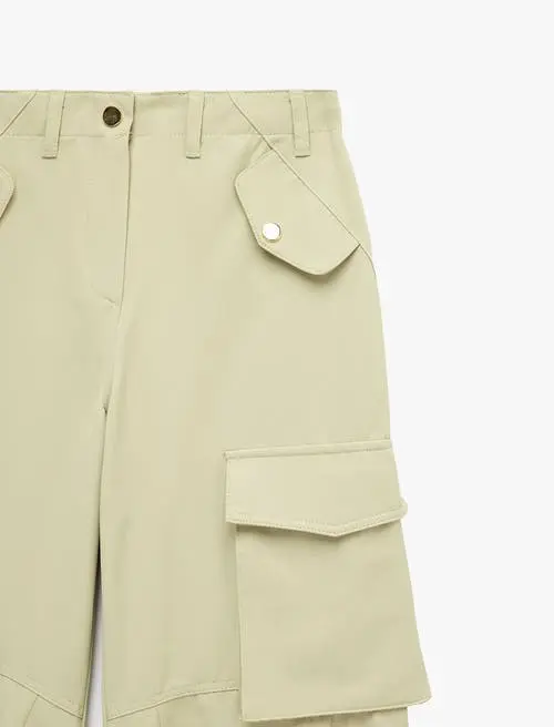KOTON Relaxed Fit Cotton Cargo Trousers