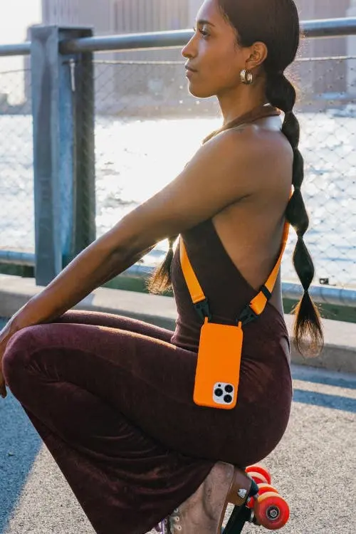 Cordée Cases Carabiner Phone Strap Set - Orange