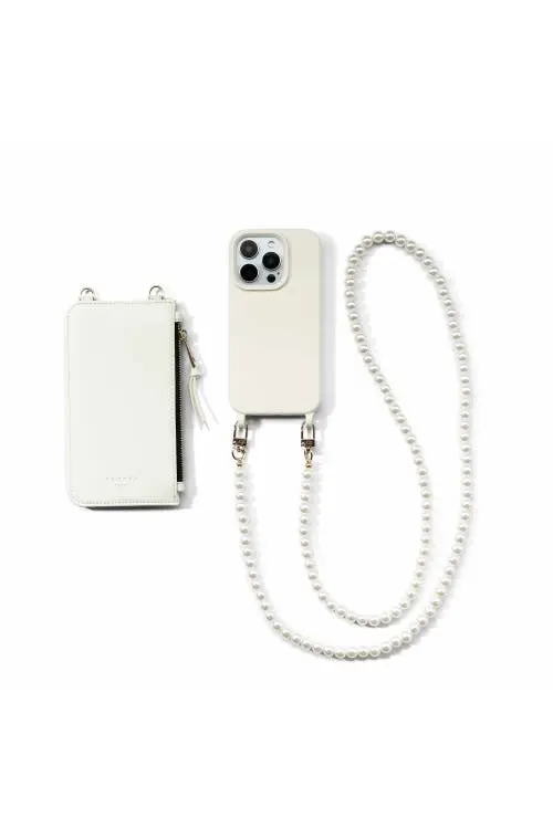 Cordée Cases 3-piece Crossbody Phone Case Set - Ivory