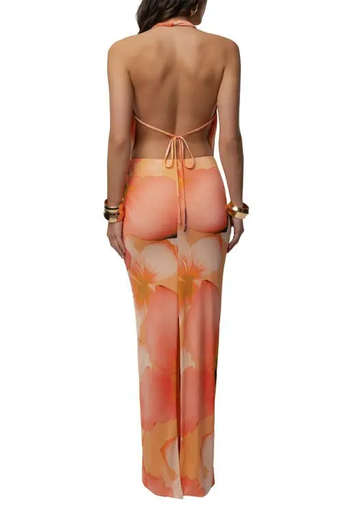 JLUXLABEL Dawn Draped Maxi Dress