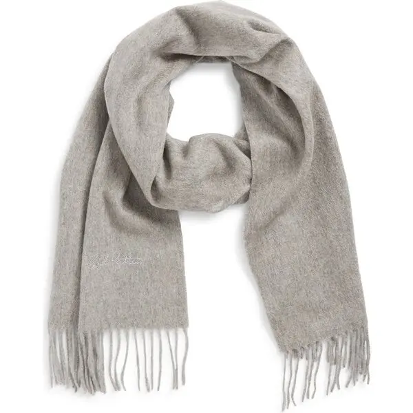 LOST PATTERN Lost In Warmth Cashmere Scarf - Grey