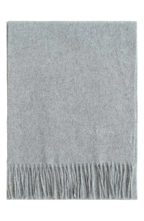 LOST PATTERN Lost In Warmth Cashmere Scarf - Grey