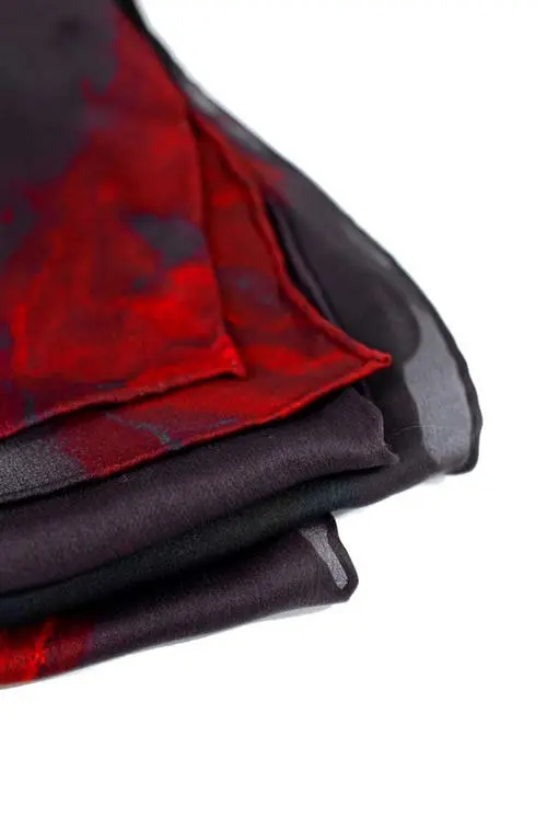 LOST PATTERN La Rosa Silk Scarf