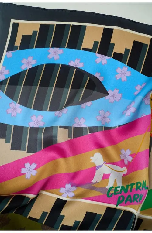 LOST PATTERN Season In Park Silk Bandana