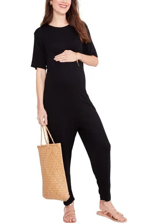Hatch Collection The Walkabout Jumper - Black