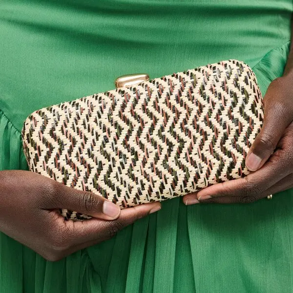 URBAN EXPRESSIONS Valentina Evening Bag - Green Multi