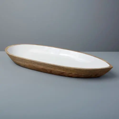 BE HOME Madras Oval Dish