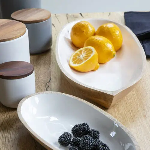BE HOME Madras Oval Dish