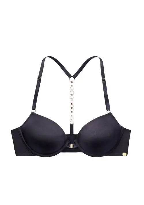 LASCANA Chain Detail Push Up Bra